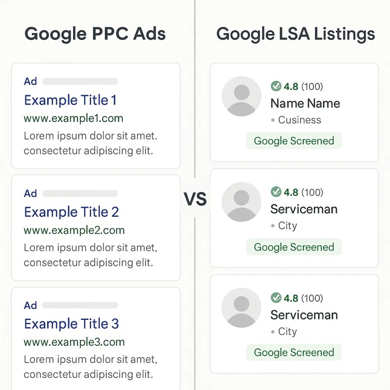 Google PPC & LSA Ads for Contractors | Feller Marketing Solutions